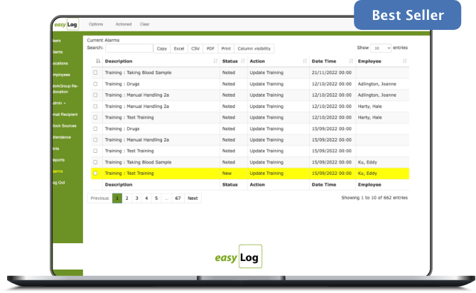 easyLog Ltd – Attendance and staff management systems
